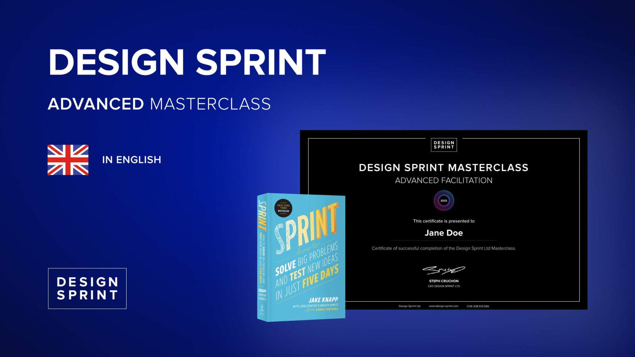 Design Sprint Advanced Masterclass with Certification